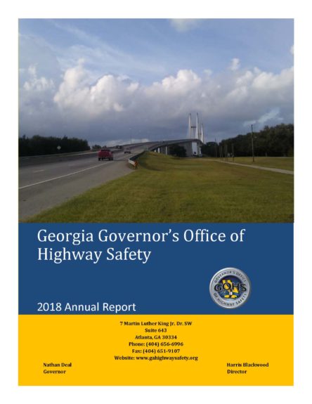 Annual Reports – Home | Georgia Governor's Office of Highway Safety